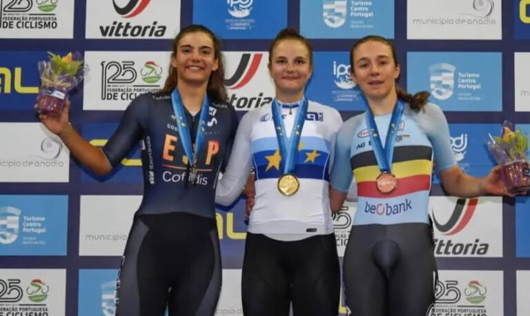 Alena Ivanchenko is U23 European Champion in the Points Race – UAE Team ADQ